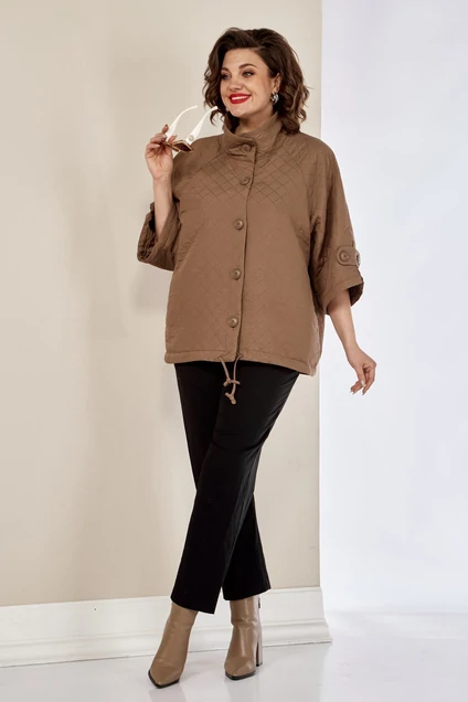 Куртка 2145 кэмел Shetti купить в интернет магазине Велесмода